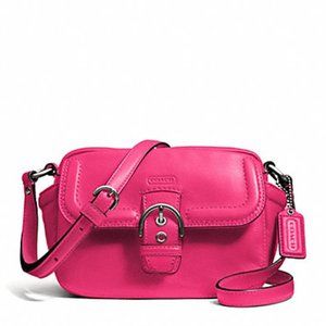Coach | Bags | Nwt Coach F255 Campbell Leather Camera Bag Pink | Poshmark